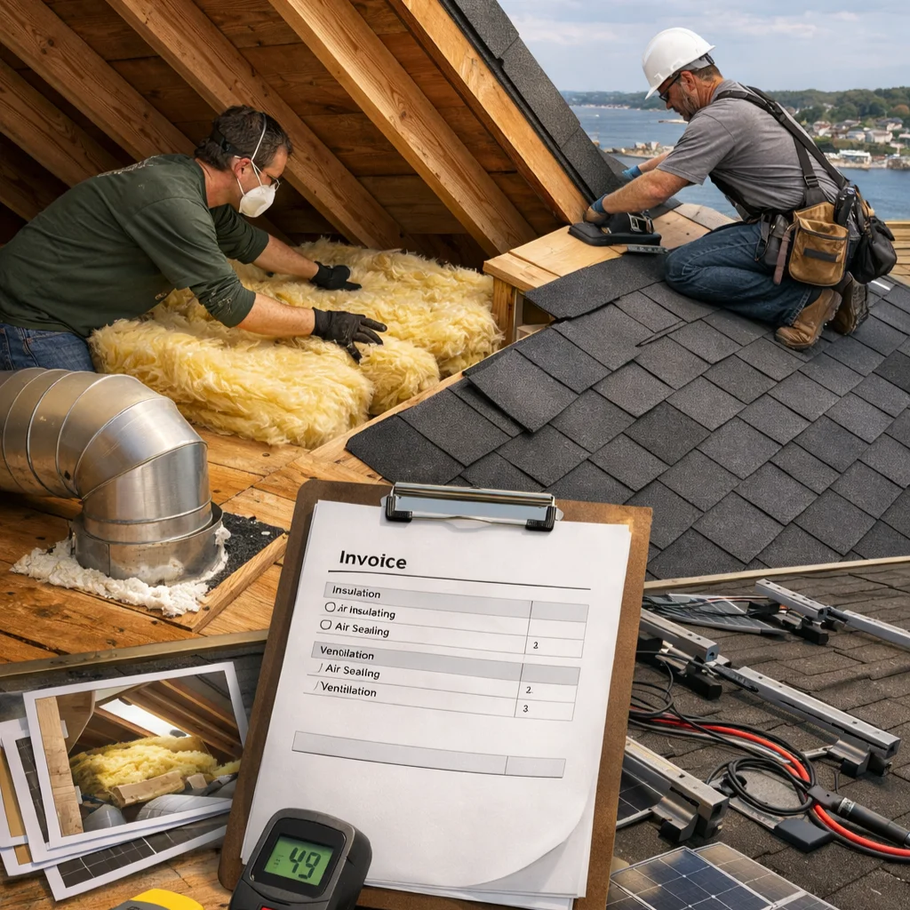 2026 Roof Rebates and Tax Credits in Rhode Island (Insulation, Ventilation)