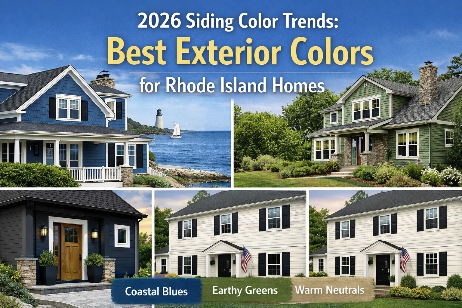 2026 Siding Color Trends RI: Best Exterior Colors for Rhode Island Homes